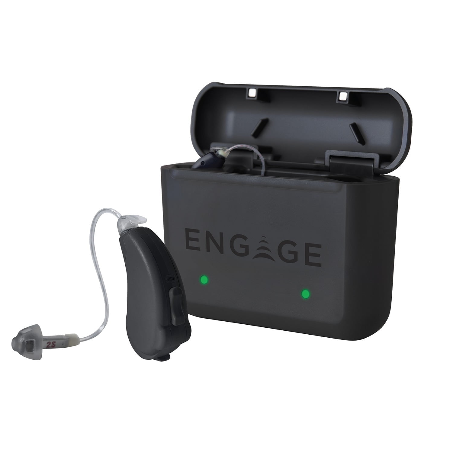 Lucid Hearing Engage Rechargeable OTC Hearing Aid - Behind the Ear ...