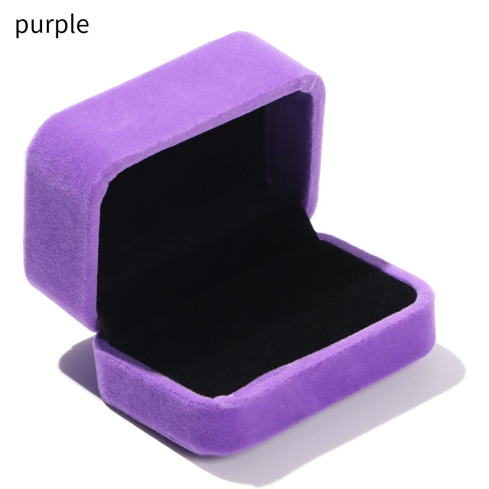 Engagement Exquisite Wedding Storage Box Couple Double Ring Box Display ...
