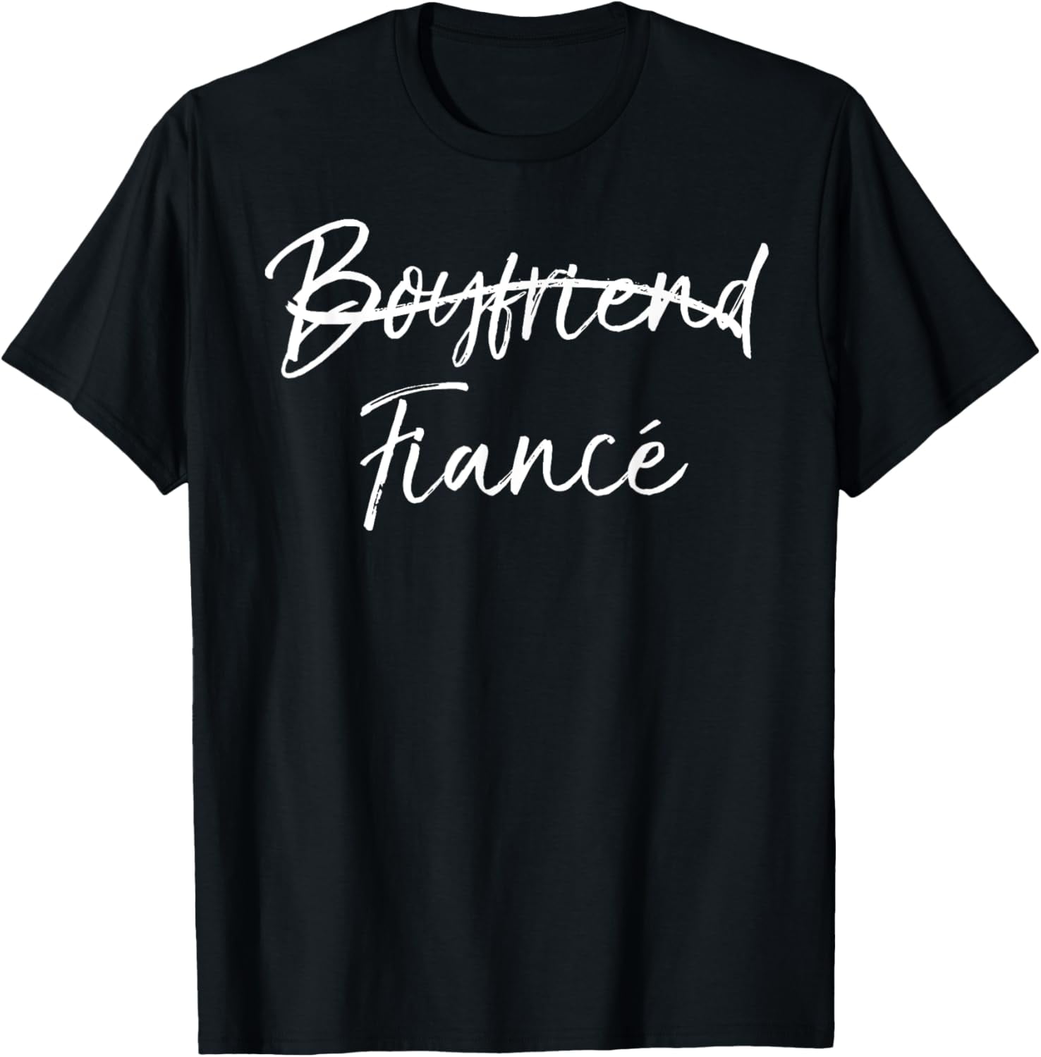 Engagement Gift for Groom Not Boyfriend Marked Out Fiance T-Shirt ...