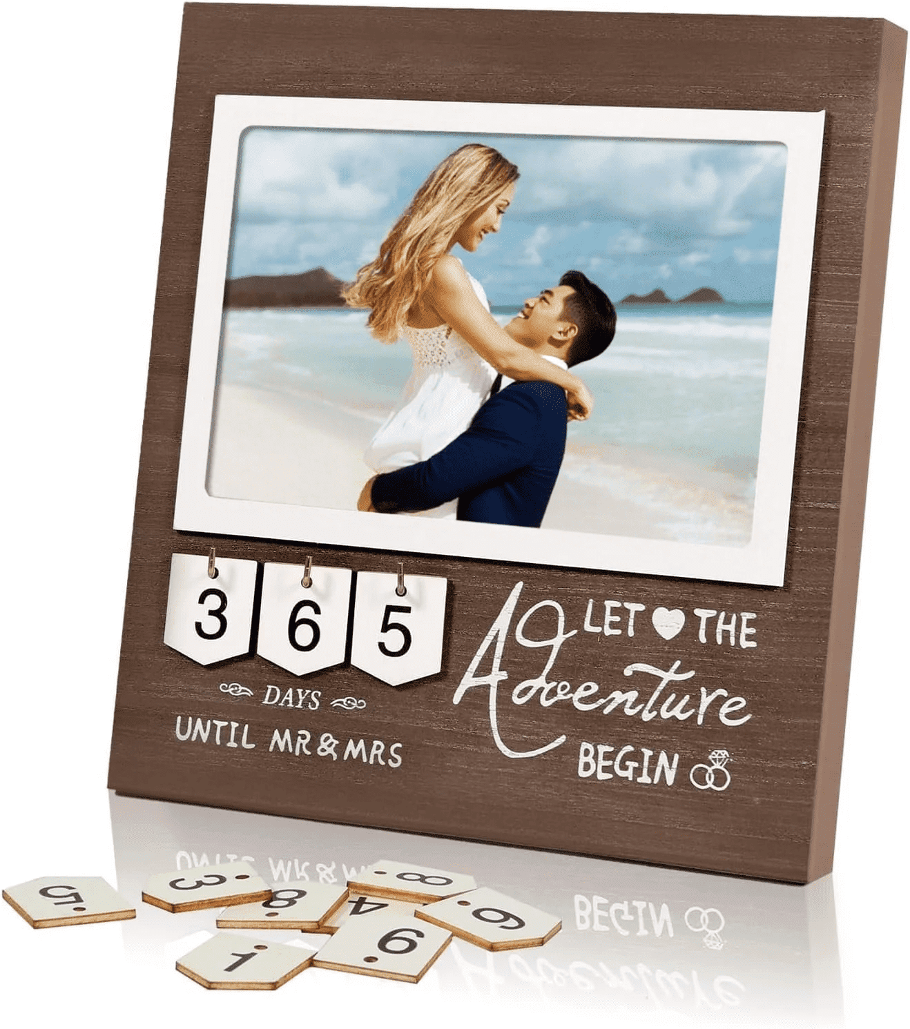 Engagement Gifts for Couples Picture Frame, Wedding Frames for Newly ...