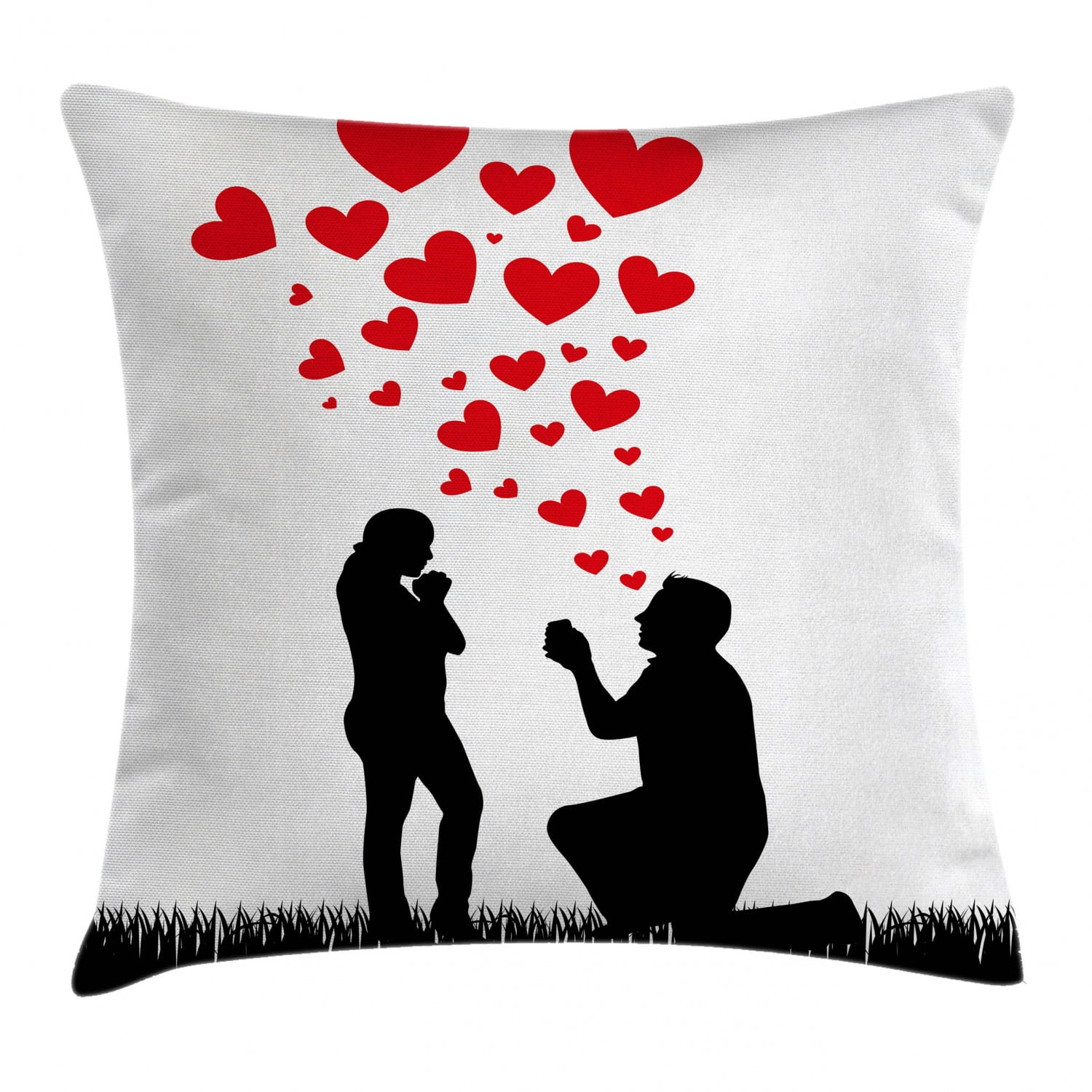 Engagement Party Decorations Throw Pillow Cushion Cover, Wedding ...