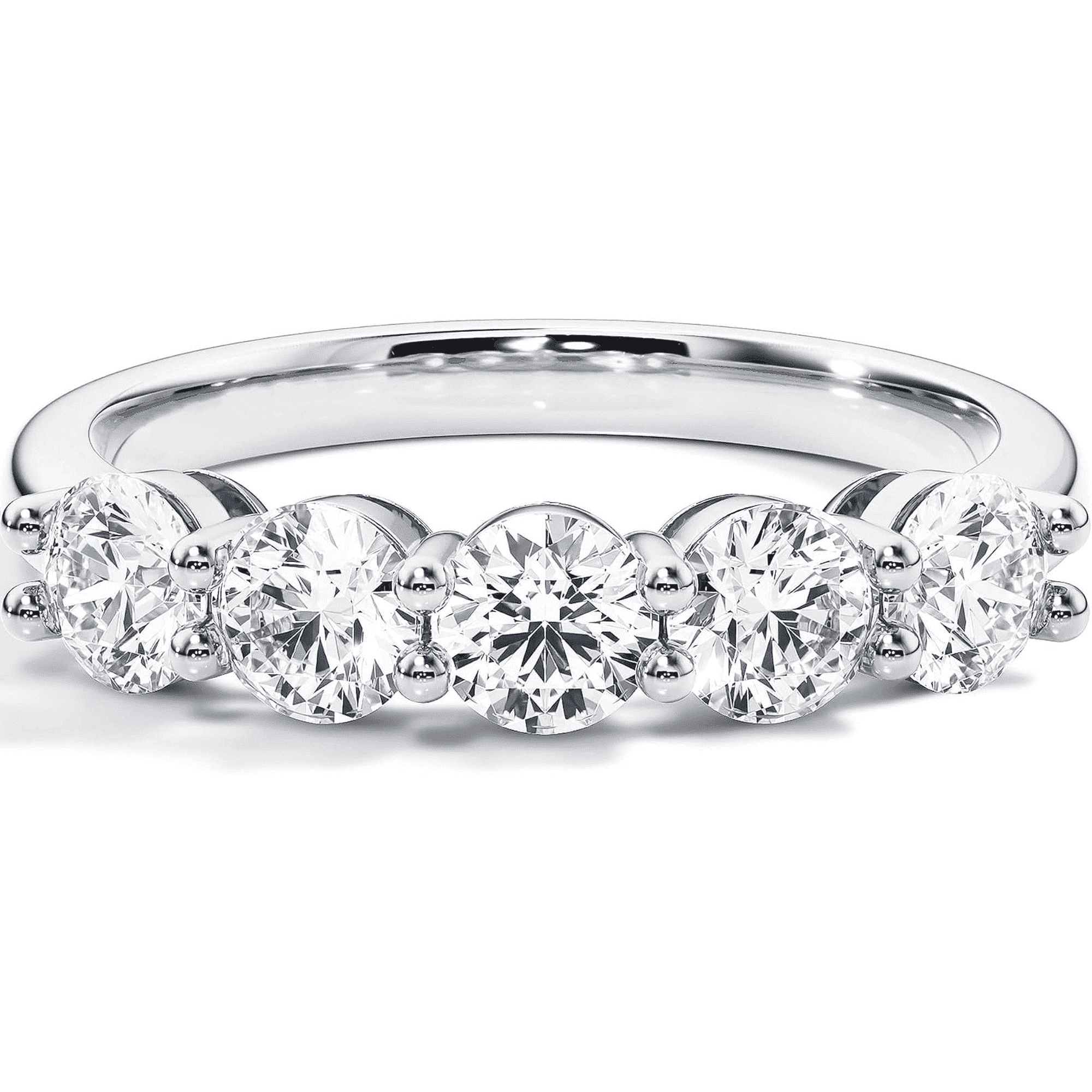 Engagement Rings Moissanite Jewelry , 1.5ct Diamond, Wedding Stackable love Ring,Promise ...