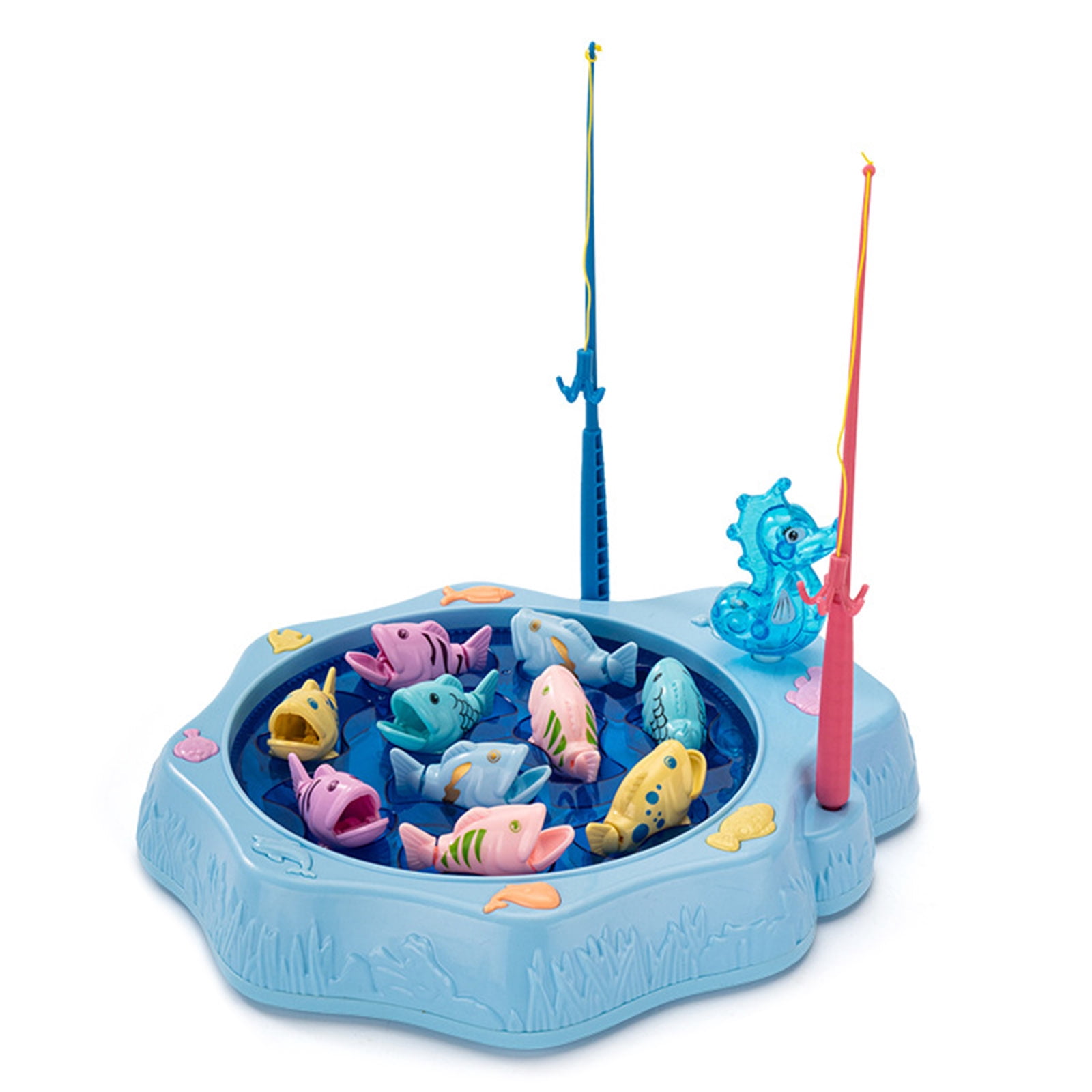 Engaging Fishing Playset for Boys and Girls Comes with 10 Colorful Fish ...
