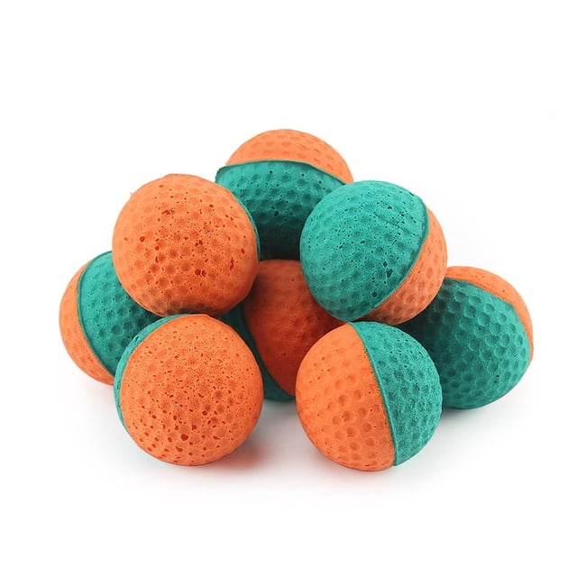 Engaging and Vibrant Set of 10 Colorful Interactive Cat Toy Balls ...