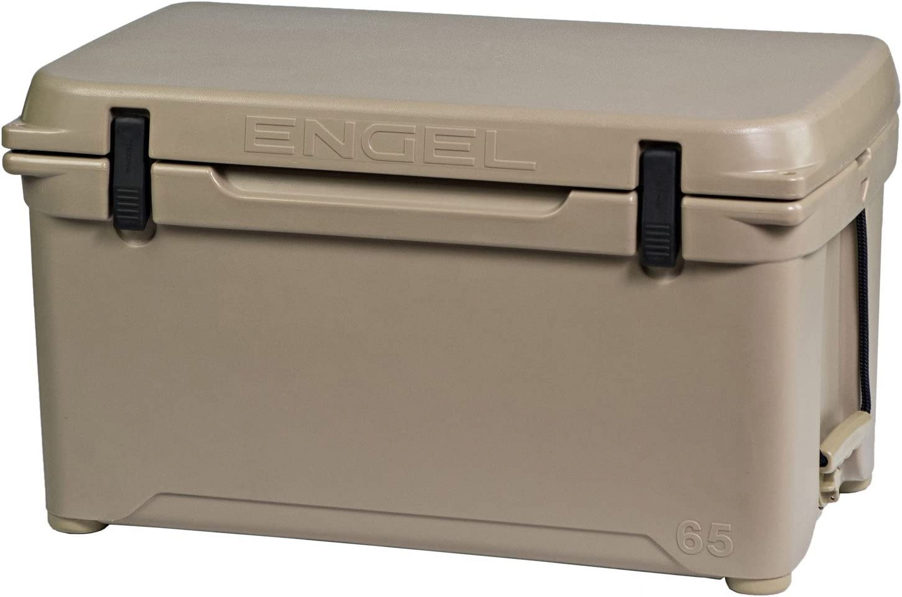 Engel ENG65 58 Qt High Performance Cooler & Ice Chest - 70Cans, Tan ...
