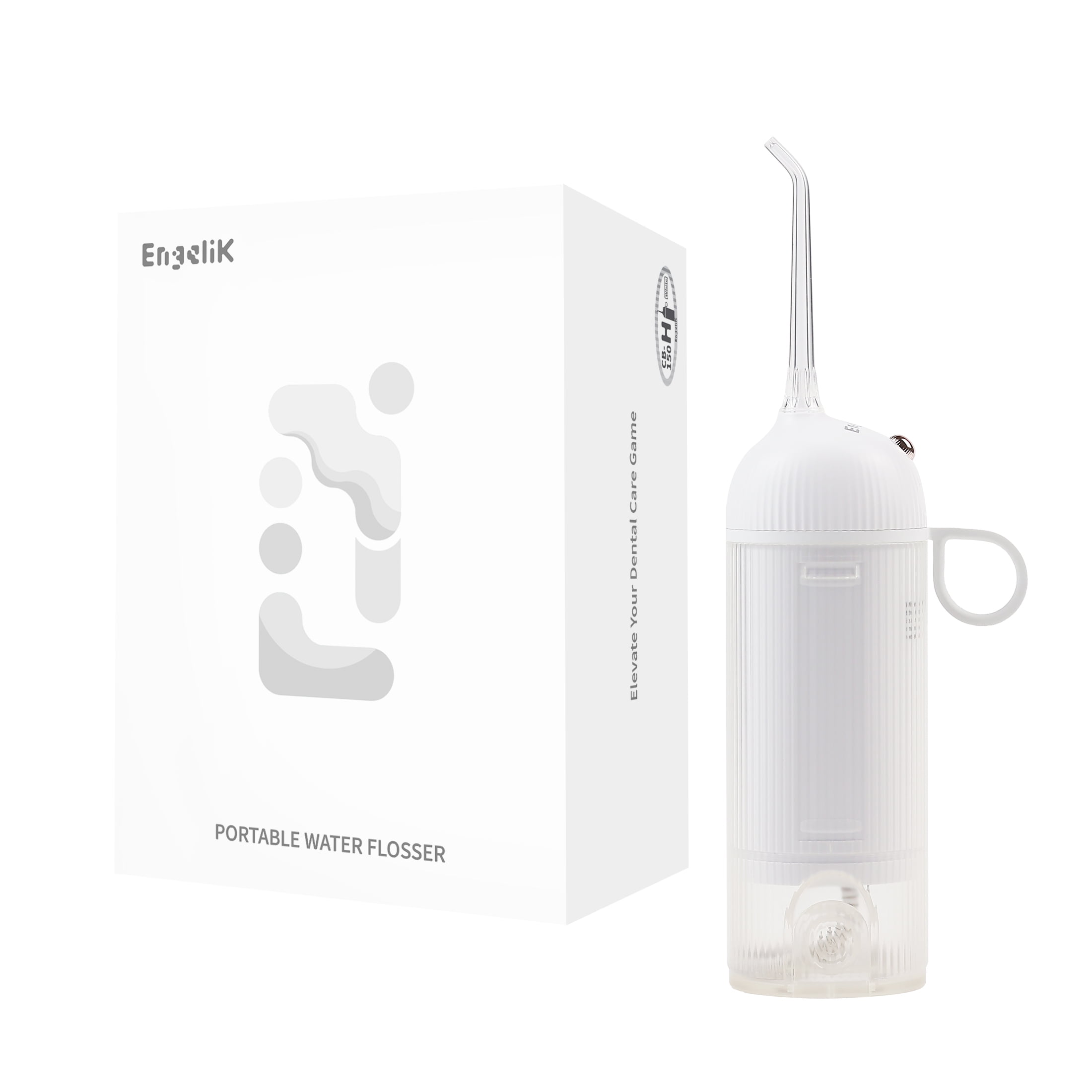 Engelik CB150H Water Flosser for Dental Hygiene, Portable Water Jet ...