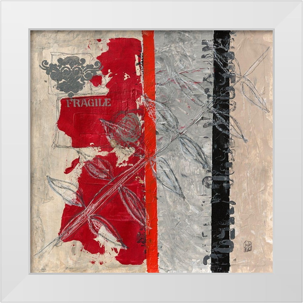 Engelmann, Marie-Pascale 15x15 White Modern Wood Framed Museum Art ...