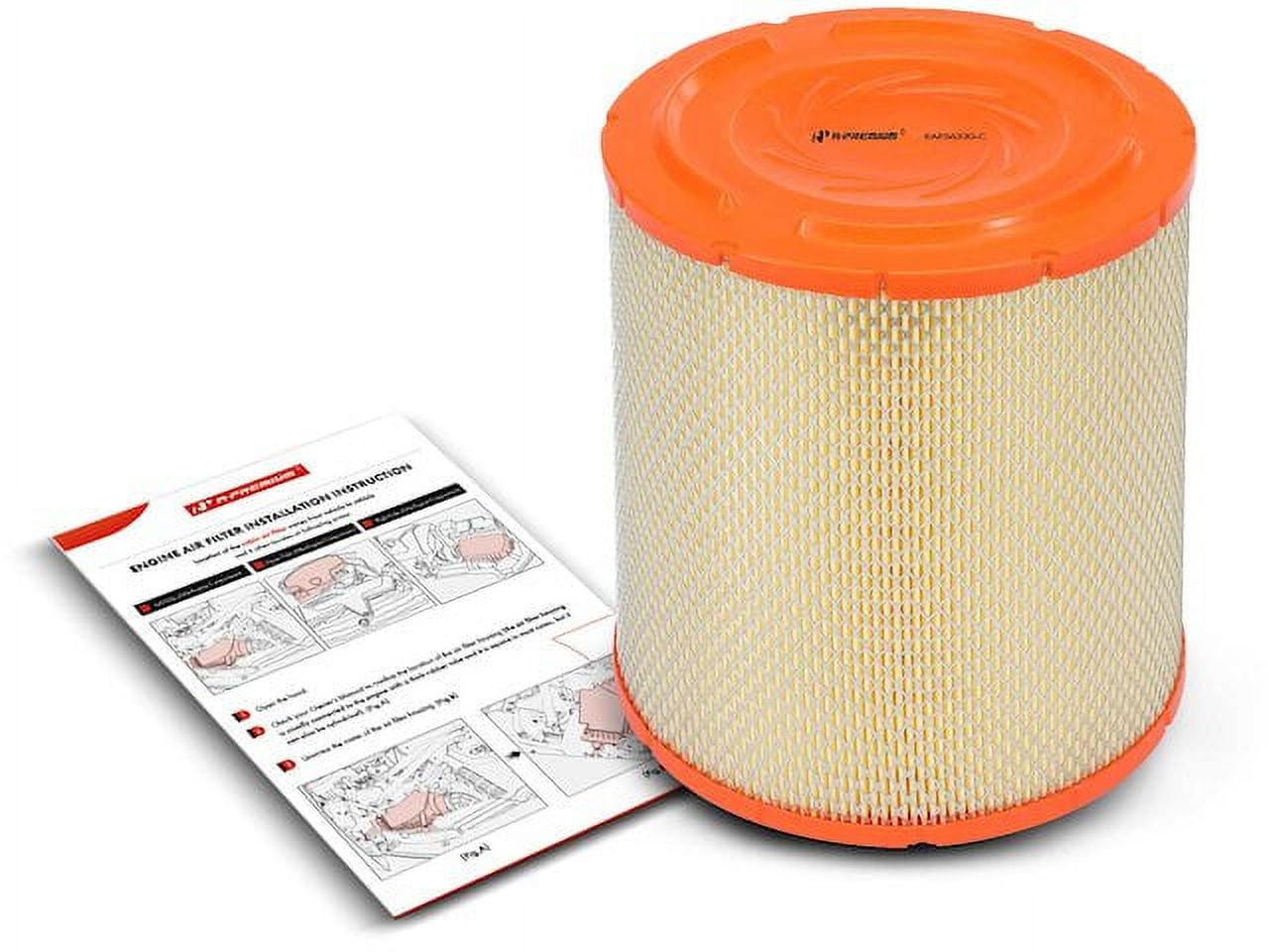 Engine Air Filter 1 - Compatible with 2005 - 2022 Isuzu NPR-HD Base ...