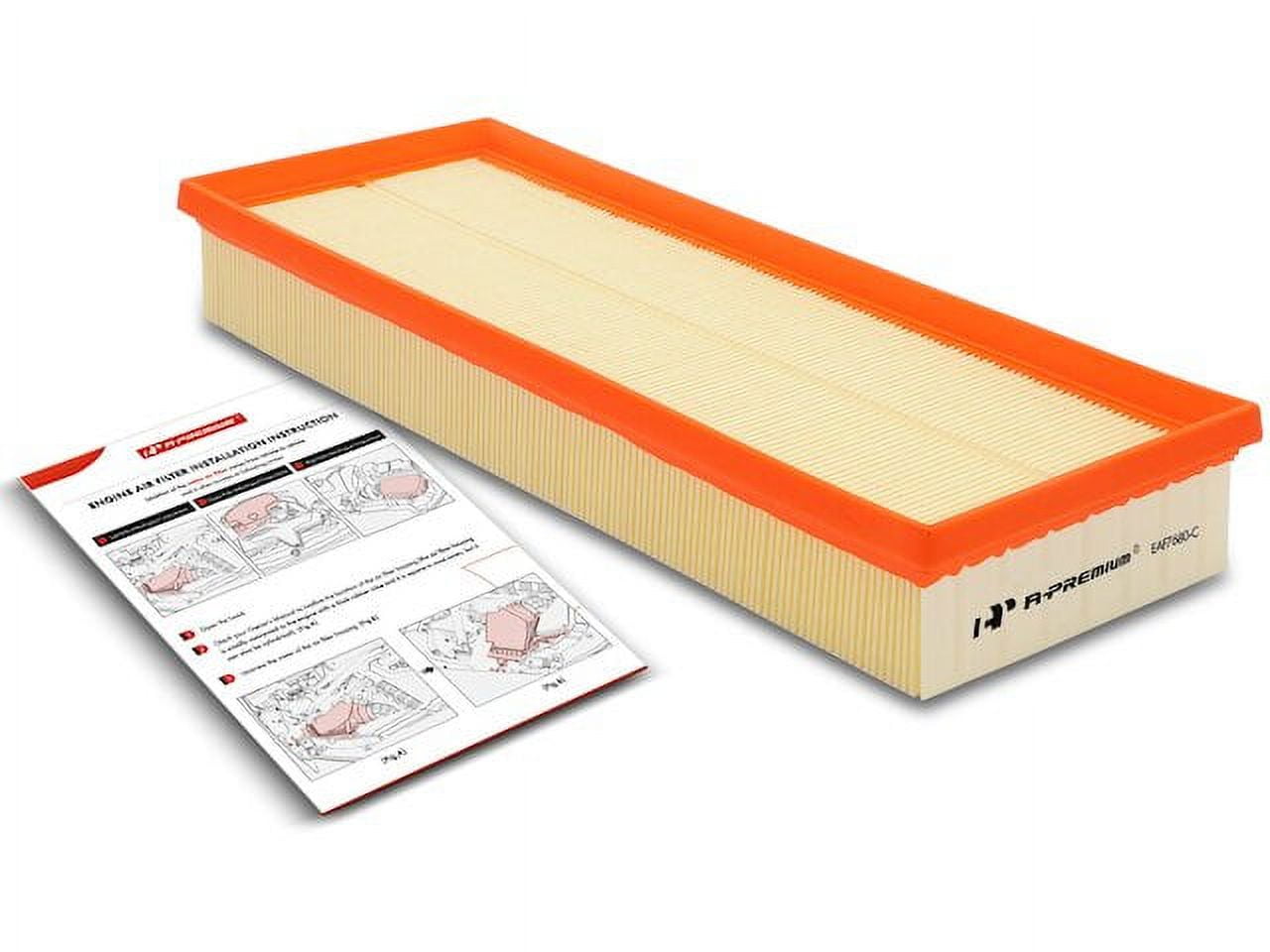 Engine Air Filter 1 - Compatible with 2008 - 2012 Mercedes-Benz C300 3 ...