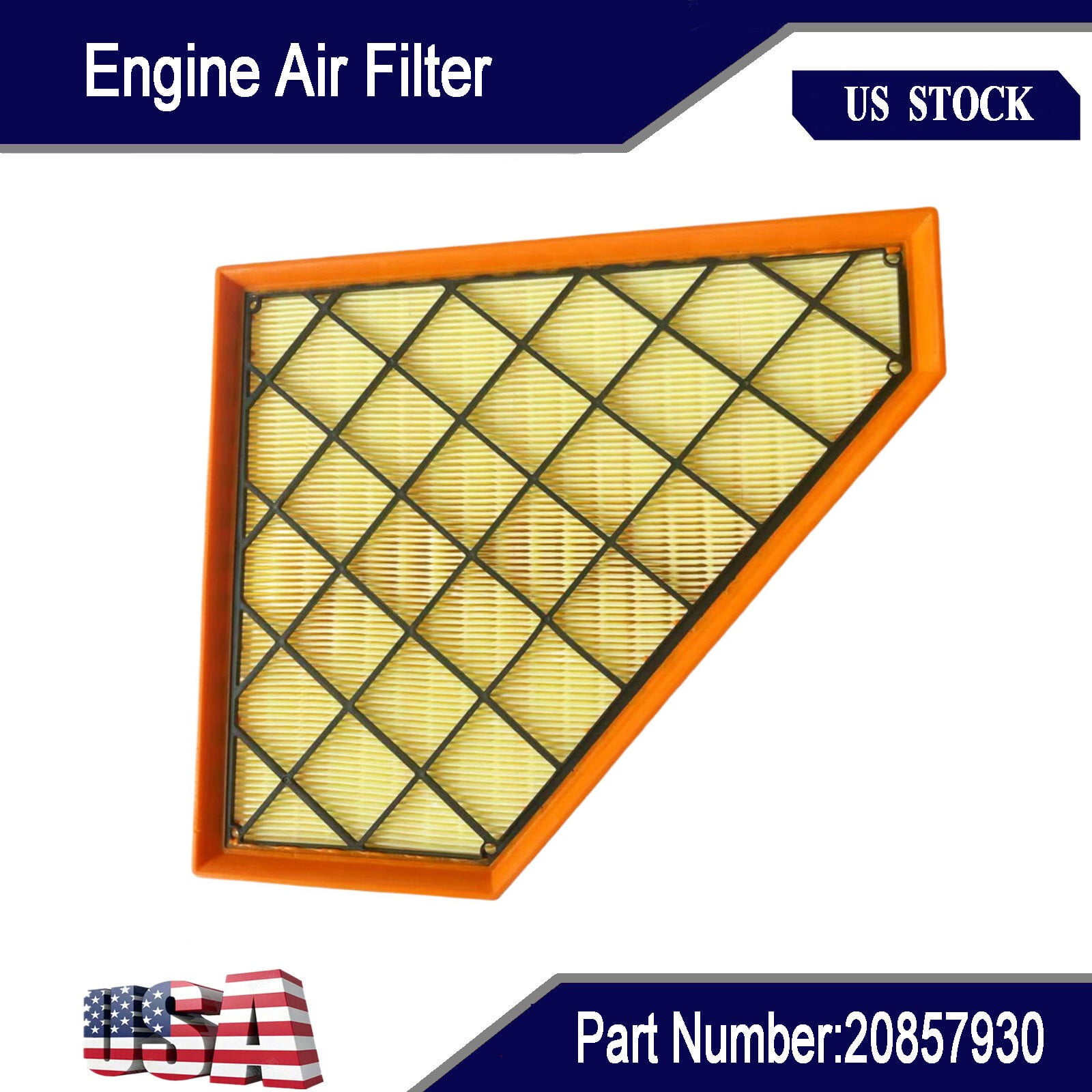 Engine Air Filter 20857930 For Chevrolet Chevy Camaro Cadillac CTS ATS ...