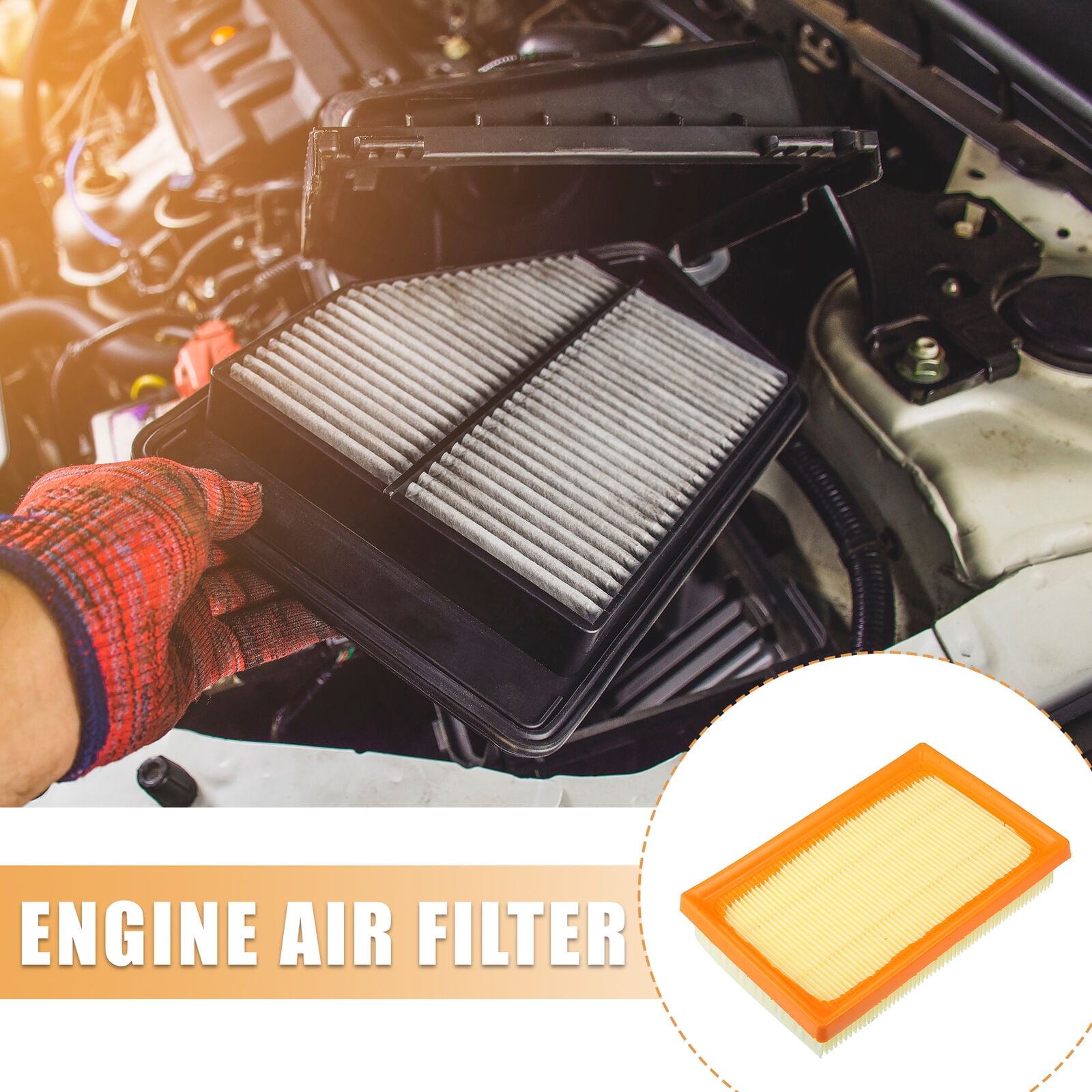 Engine Air Filter For Toyota Prius 16-21 Prius C 12-21 17801-21060 ...