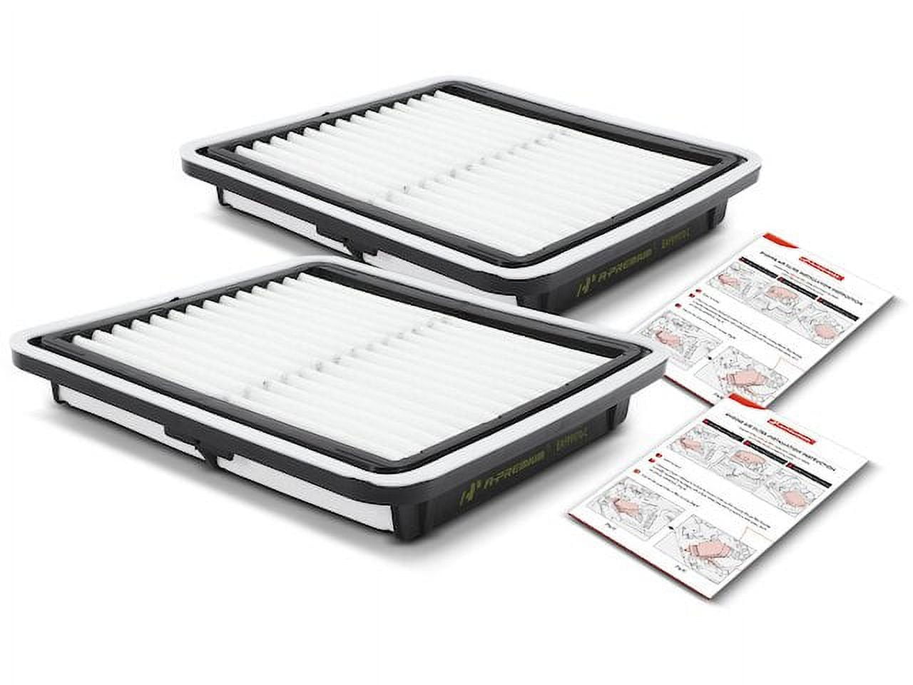 Engine Air Filter Set 2 - Compatible with 2005 - 2019 Subaru Outback ...