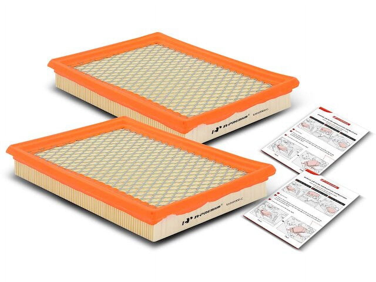 Engine Air Filter Set 2 - Compatible with 2016 - 2022 INFINITI Q50 3.0L ...