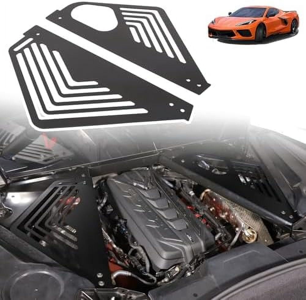 Engine Bay Panel Cover Trim Compatible with Chevrolet Corvette C8 ...