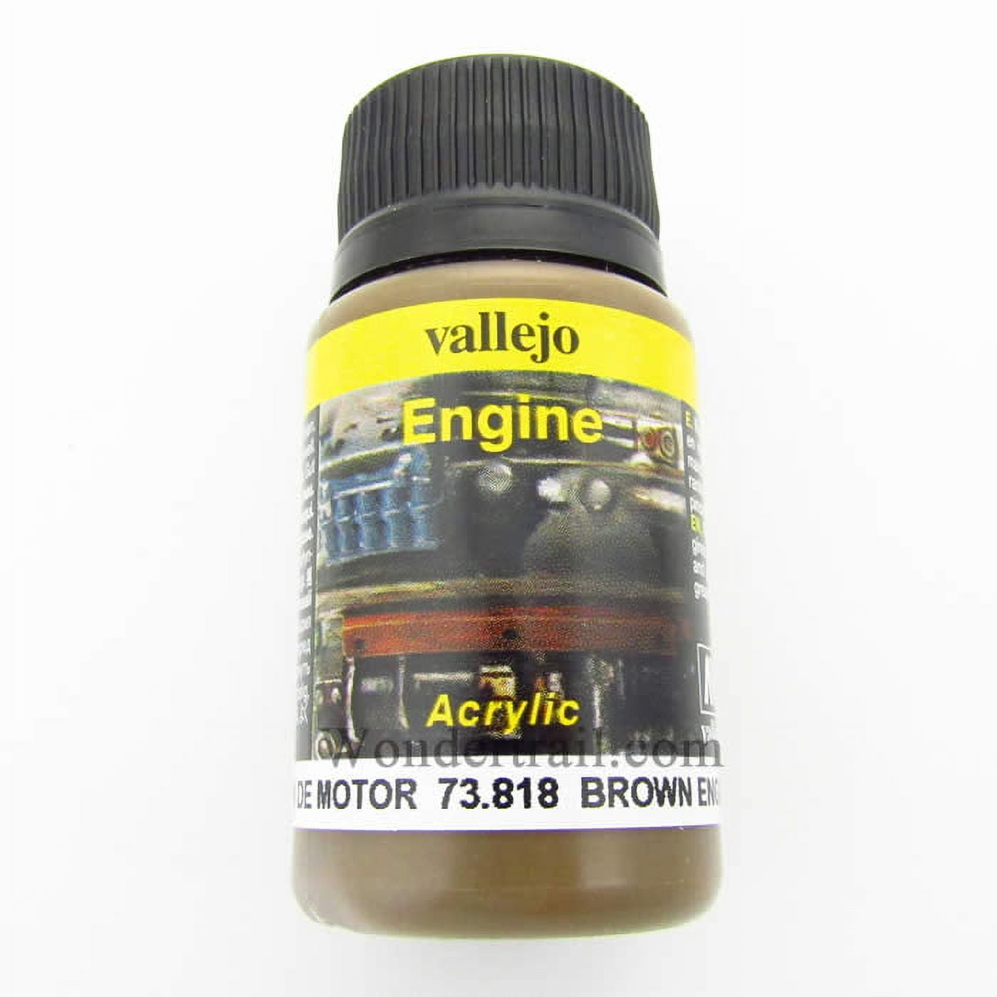Engine Brown Soot 40ml Bottle Acrylic Weathering Effects Vallejo ...