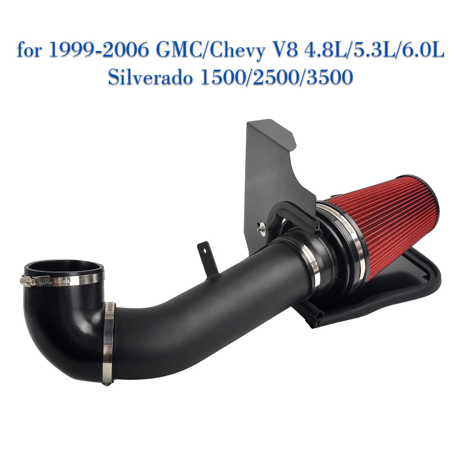 Engine Cold Air Intake System w/ Heat Shield Kit Filter Combo for 99-06 ...