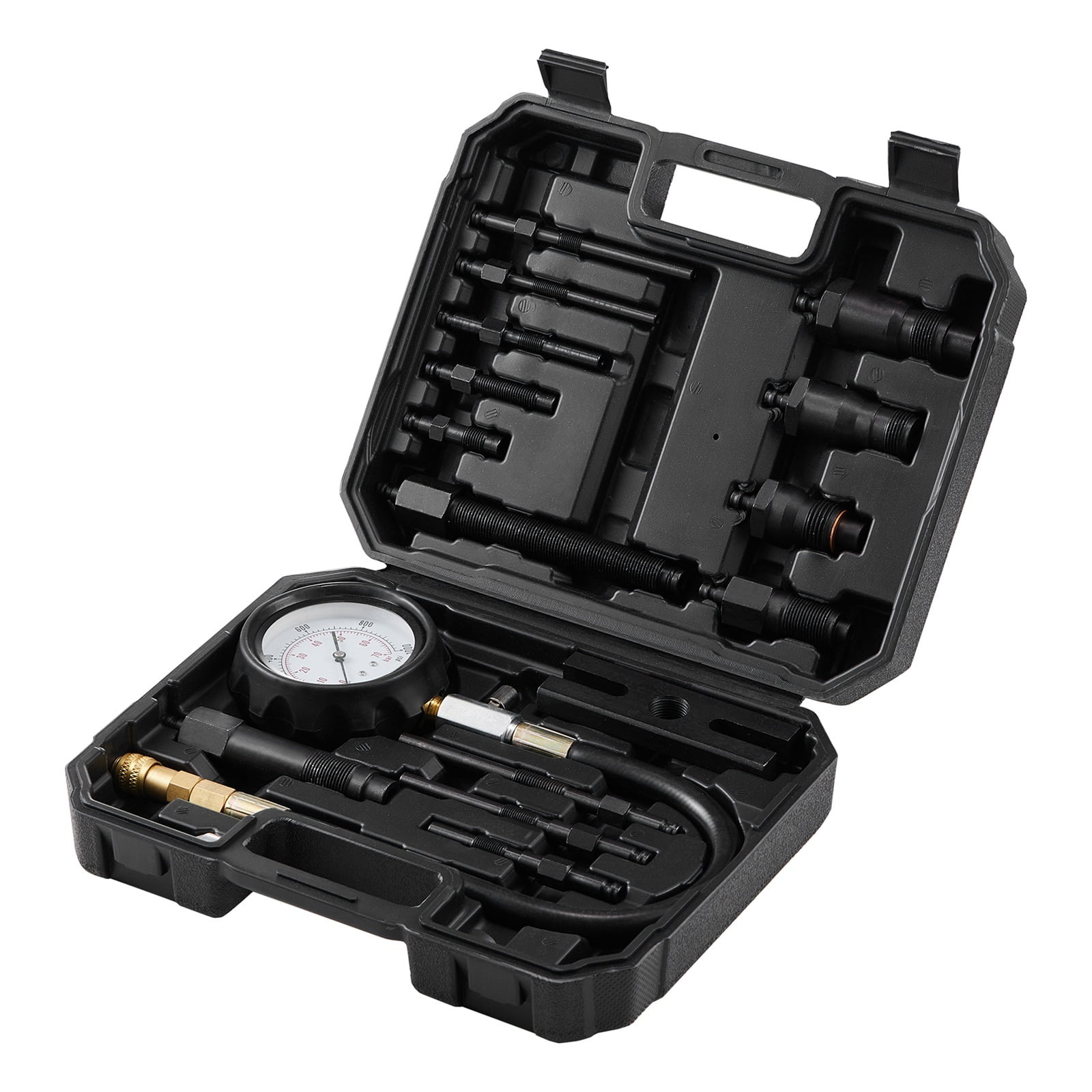 Engine Compression Tester 18pcs Cylinder Pressure Test Tool Kit ...