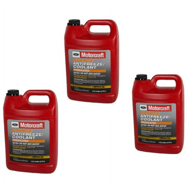 Engine Coolant Antifreeze Motorcraft Orange/Yellow Pre diluted Pack of ...