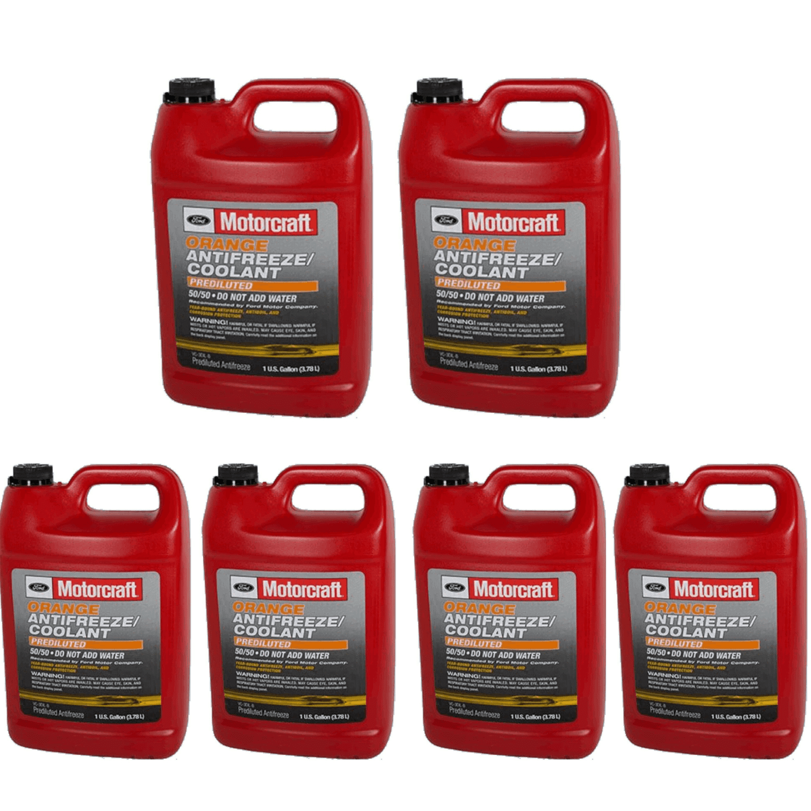 Engine Coolant Antifreeze Motorcraft VC13DLG Orange/Yellow Pre diluted ...