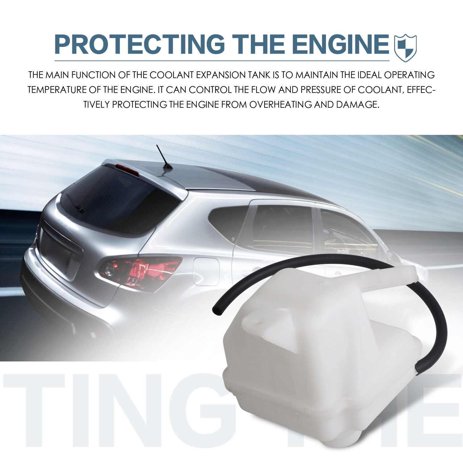 Engine Coolant Expansion Tank Overflow Reservoir Tank for Nissan Dualis ...