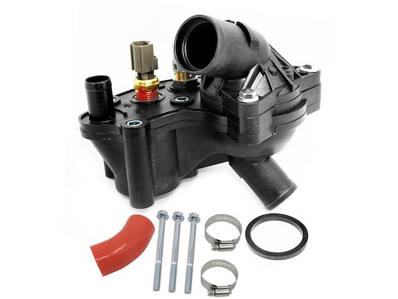 Engine Coolant Thermostat Housing Assembly - Compatible with 2001 Ford ...