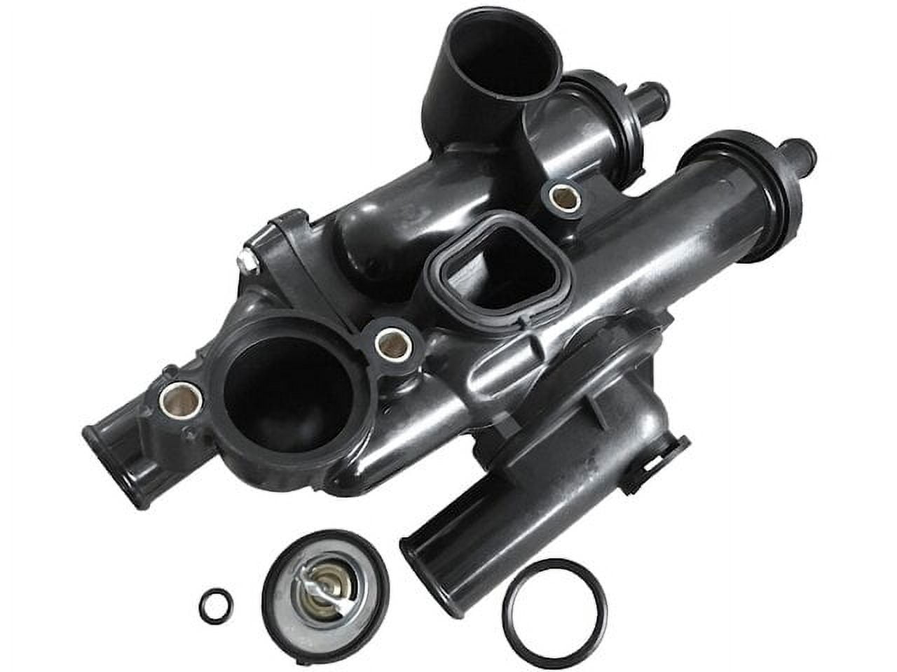 Engine Coolant Thermostat Housing Assembly - Compatible with 2009 - 2018 Dodge Journey 2.4L 4 ...
