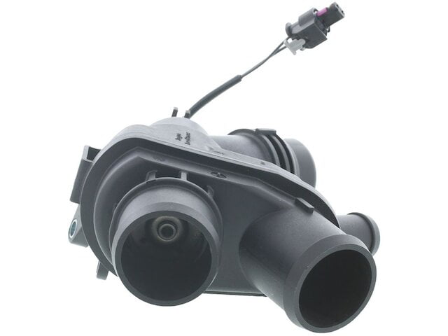 Engine Coolant Thermostat Housing Assembly - Compatible with 2017 - 2021 Jaguar F-Pace 2018 2019 ...