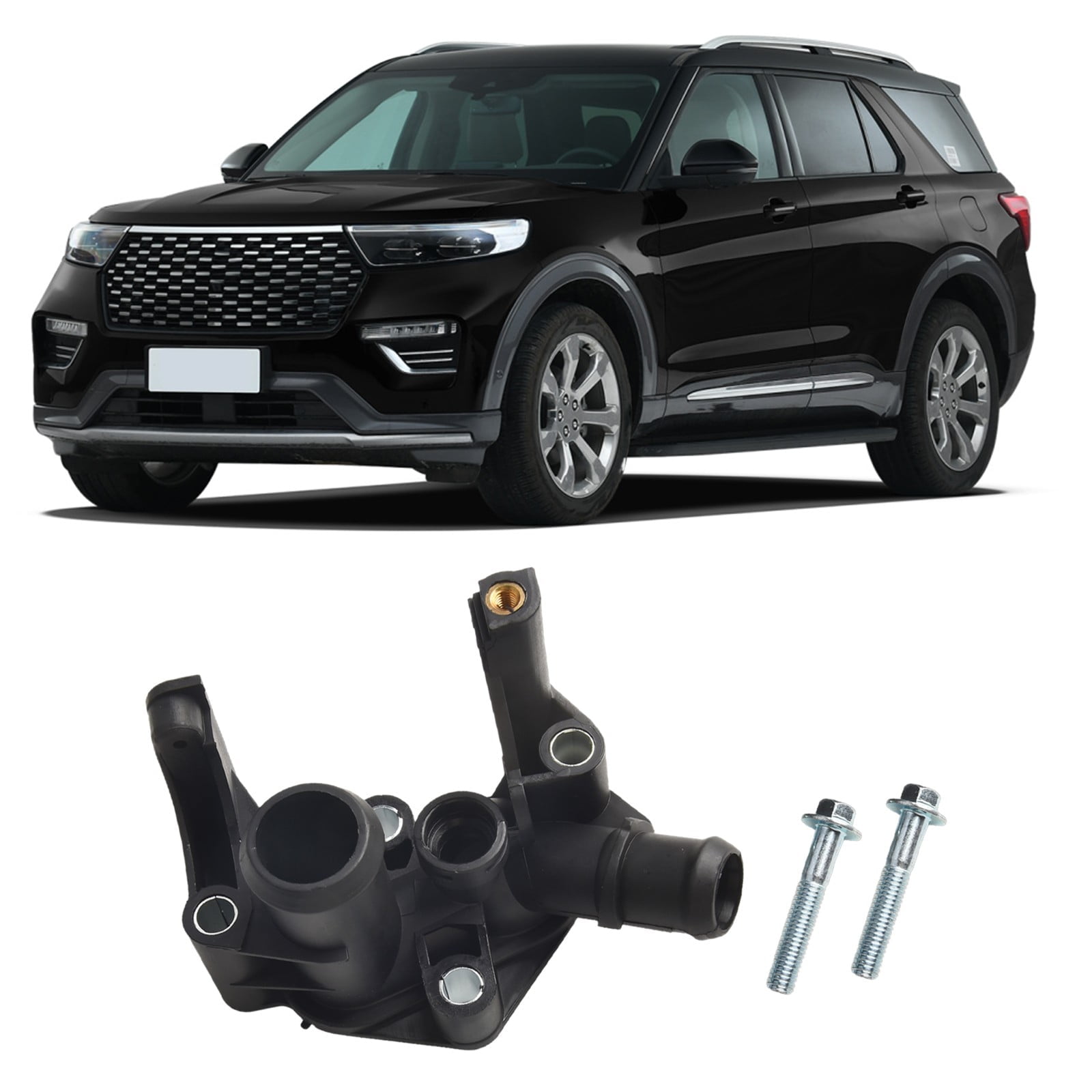 Engine Coolant Water Outlet Thermostat Housing 7M5G8K556Ac for Ford ...