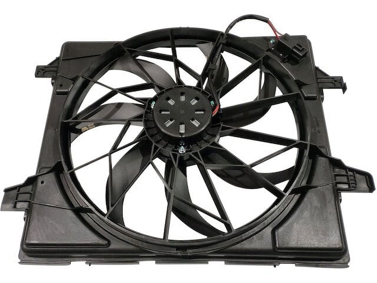 Engine Cooling Auxiliary Radiator Fan Assembly - Compatible with 2011 ...