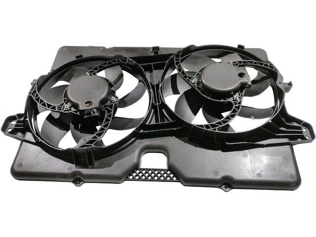 Engine Cooling Dual Auxiliary Radiator Fan Assembly - Compatible with ...