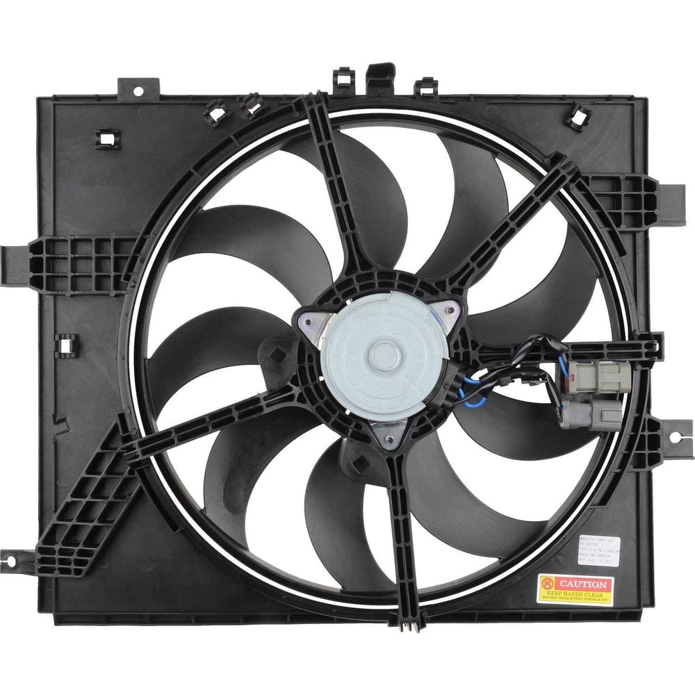 Engine Cooling Fan Assembly Fits select: 2015-2016 NISSAN VERSA NOTE S ...