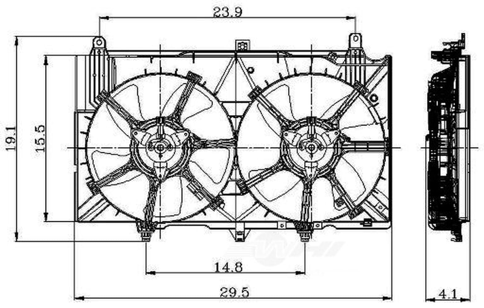 Engine Cooling Fan Assembly - Walmart.com