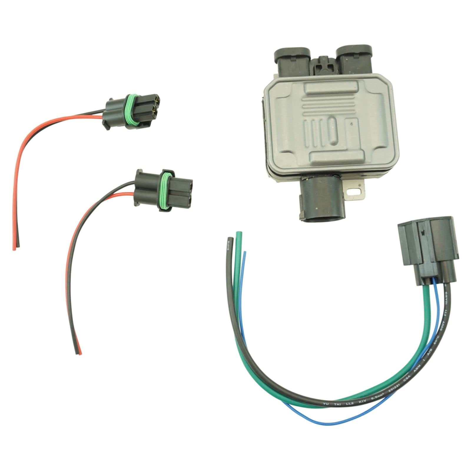 Engine Cooling Fan Control Module Relay w/ Plug & Harness for Ford ...