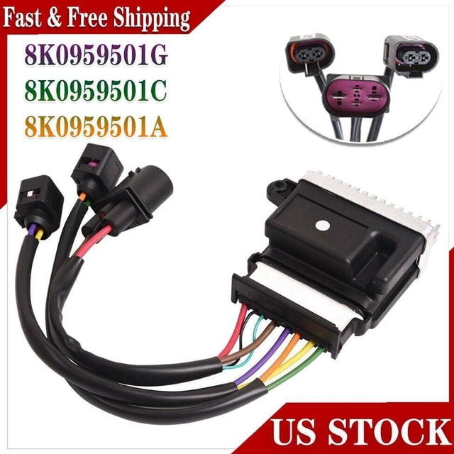 Engine Cooling Fan Control Unit Module 8K0959501G For Audi Q3 Q5 A4 A6 ...