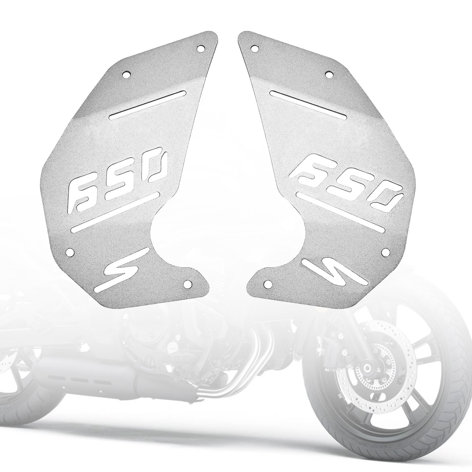 Engine Cover Plate Side Panel Silver For Kawasaki Vulcan S En Vn650 15 ...