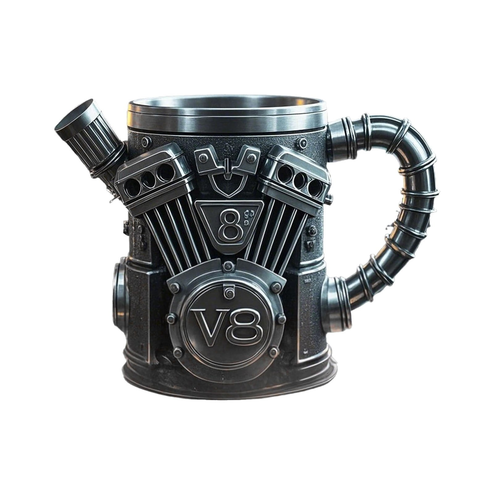 Engine Cup Decoration Mechanical Sense Mug Decoration V6 Art Cup ...