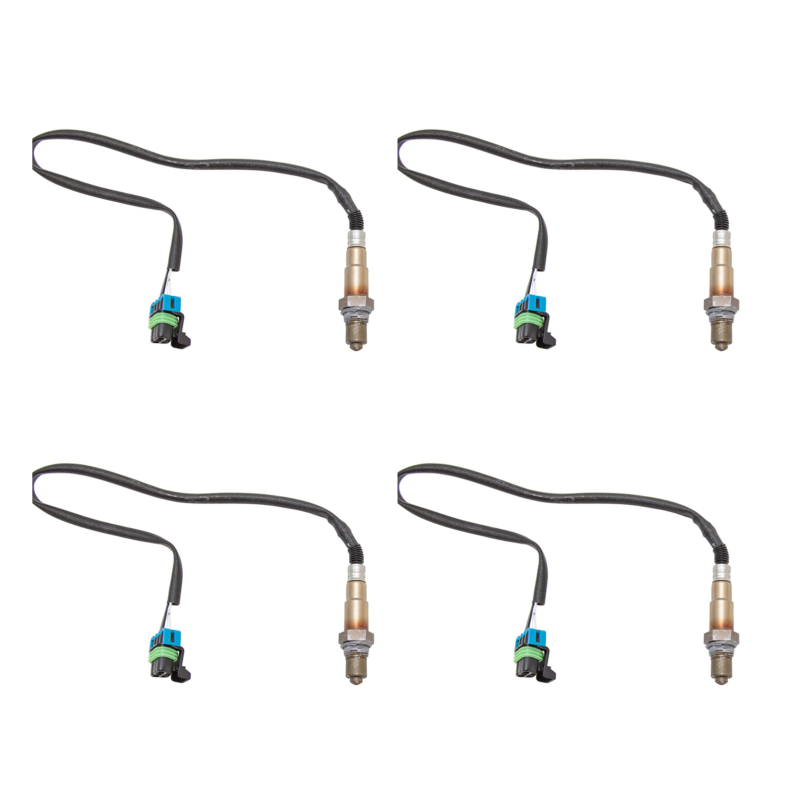 Engine Exhaust O2 02 Oxygen Sensor Pair for Buick Cadillac Chevy GMC ...