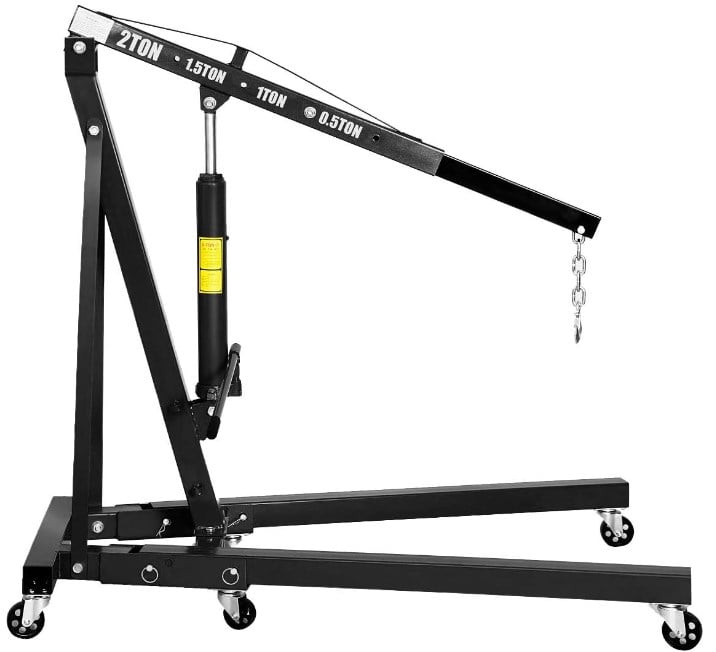 Engine Hoist,2 TON 4000lbs Folding Hydraulic Car Engine Motor Crane ...