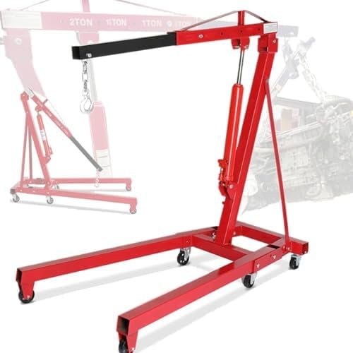 Engine Hoist 2 TON Folding Hydraulic Engine Motor Hoist Cherry Picker ...