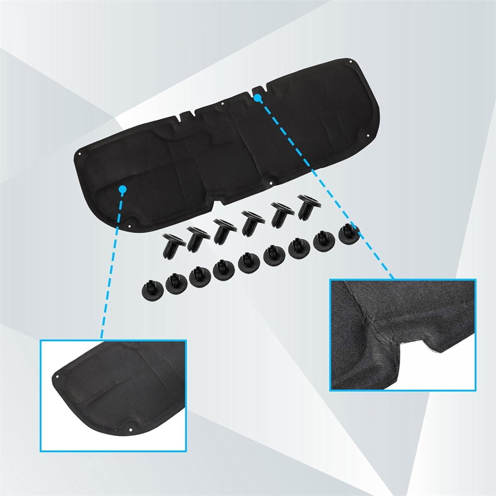 Engine Hood Insulation Pad Heat Shield Blanket Trim For Toyota Rav4 ...