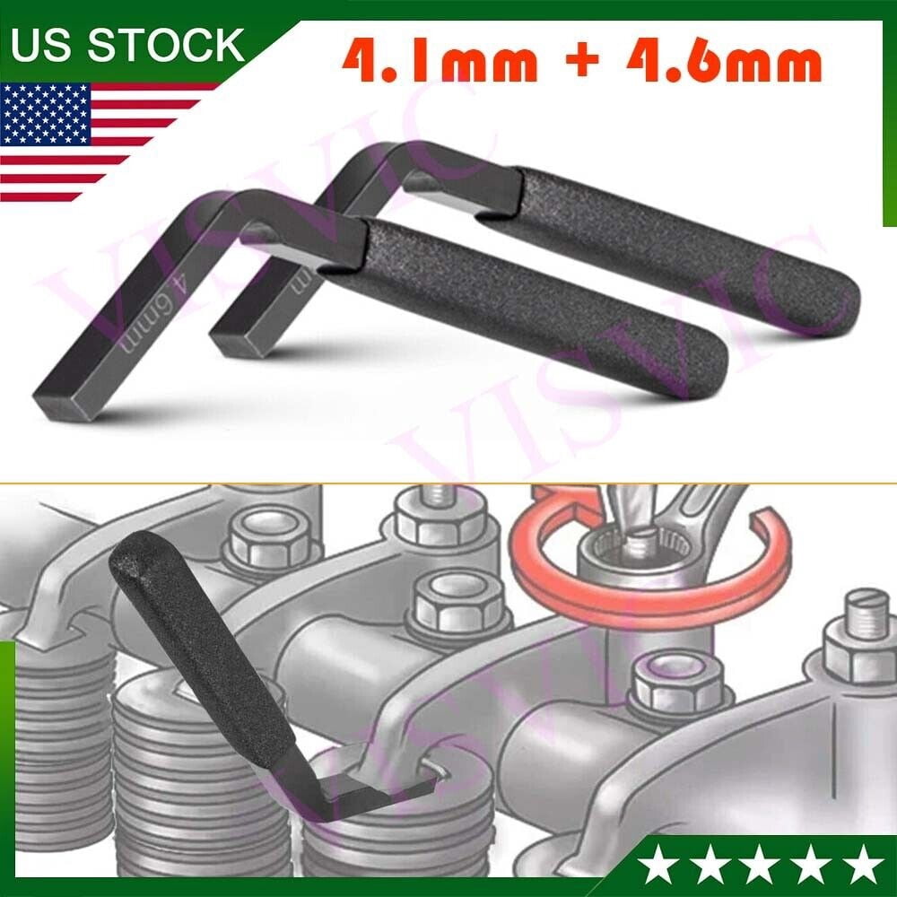 Engine Jake Brake Adjustment Tool Feeler Gauge 4.6mm + 4.1mm Fit ...
