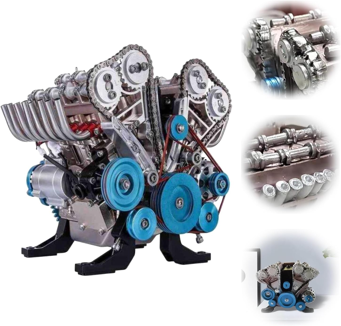 Engine Model Desktop Engine,Eight-Stroke Straight-Eight Gas Engine ...