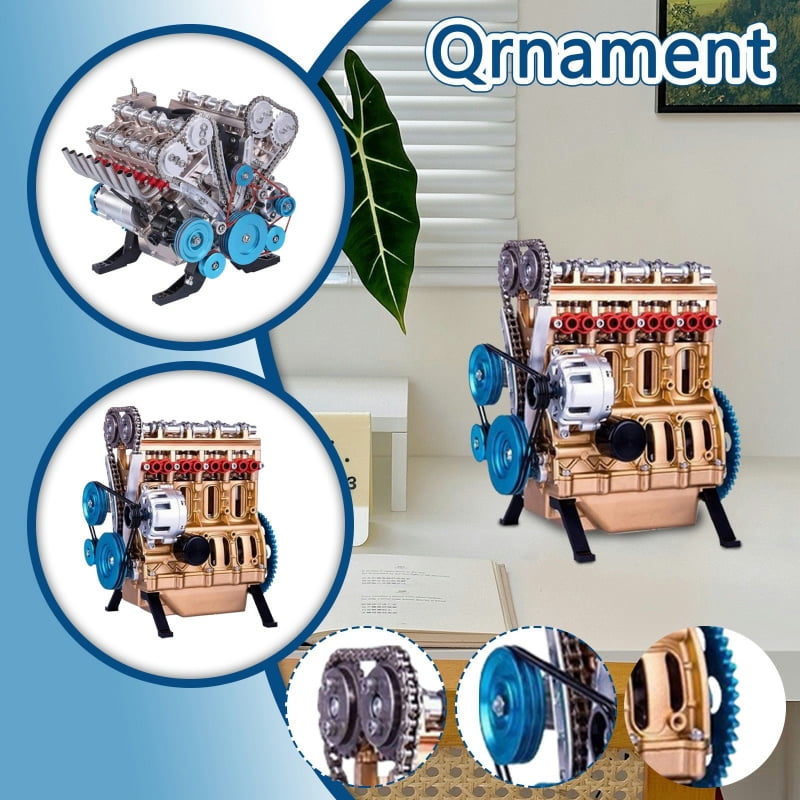 Engine Model Kits for Adults-the Teching V8 Car Engine Model Kit Is a ...