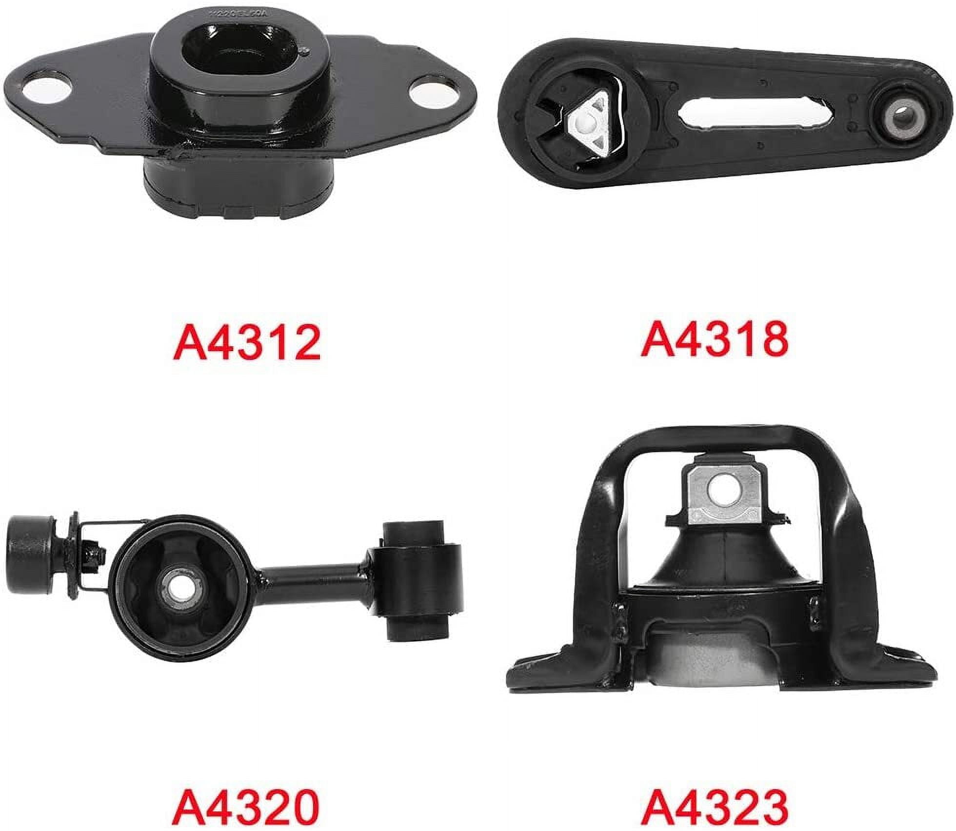 Engine Motor Mount Set A4318 A4312 A4320 A4323 Set of 4 fit for Versa ...
