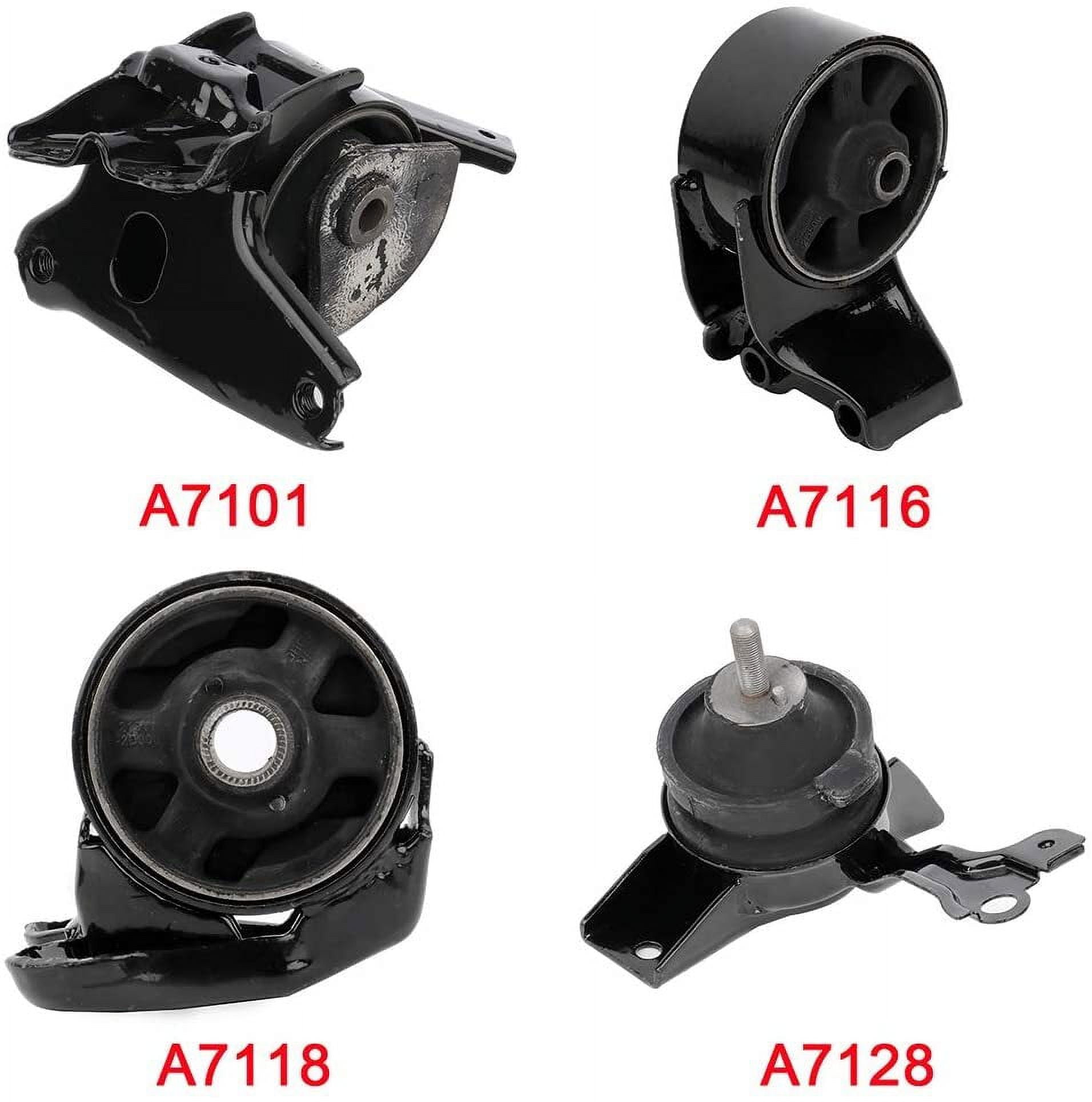 Engine Motor Mount Set A7101 A7116 A7118 A7128 Set of 4 for 2001-2006 ...