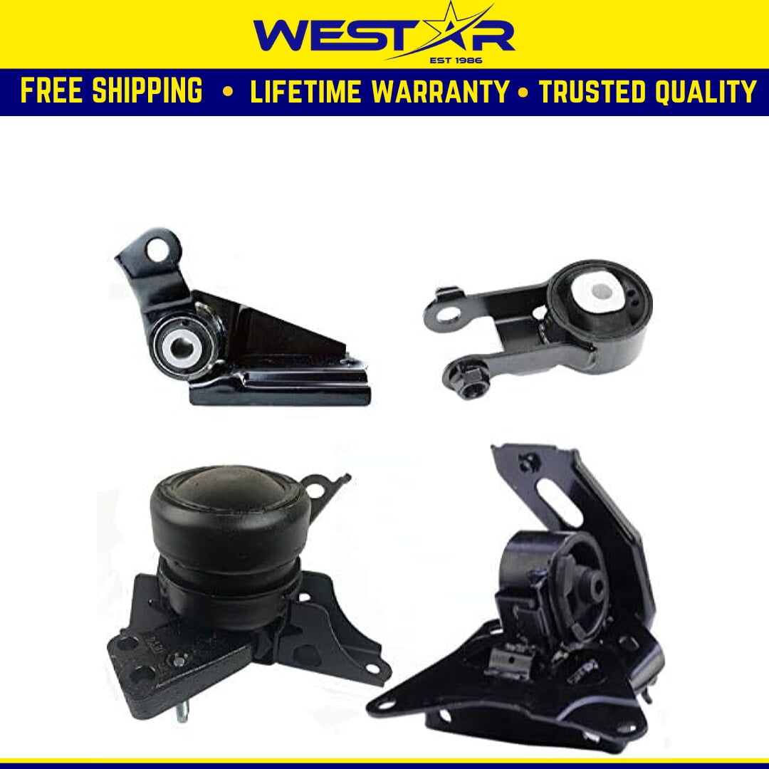 Engine Motor Mount & Transmission Mount Set 4pc Compatible with Fits ...
