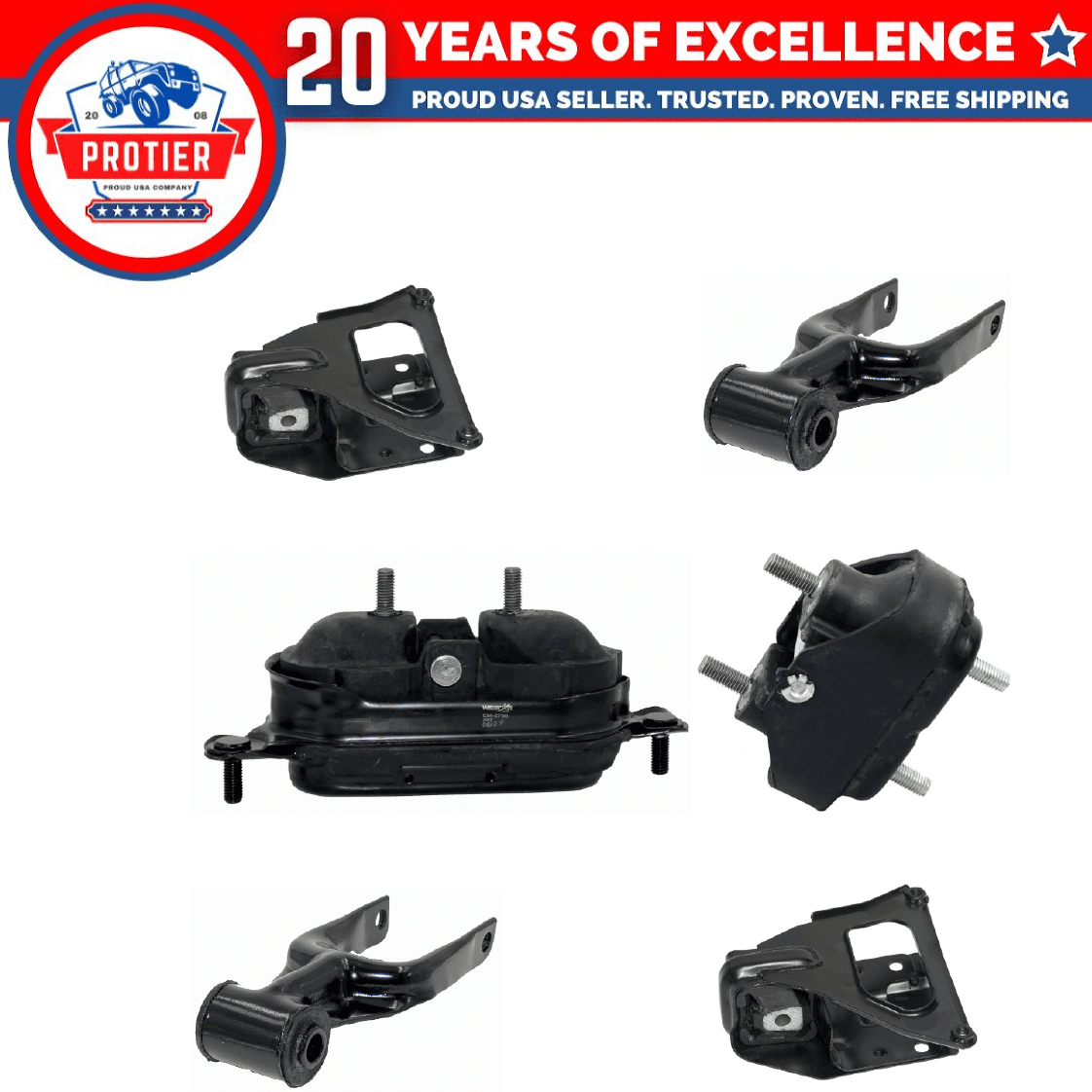 Engine Motor & Trans Mount 6PCS Set for 00-05 Chevrolet Impala 3.8L ...