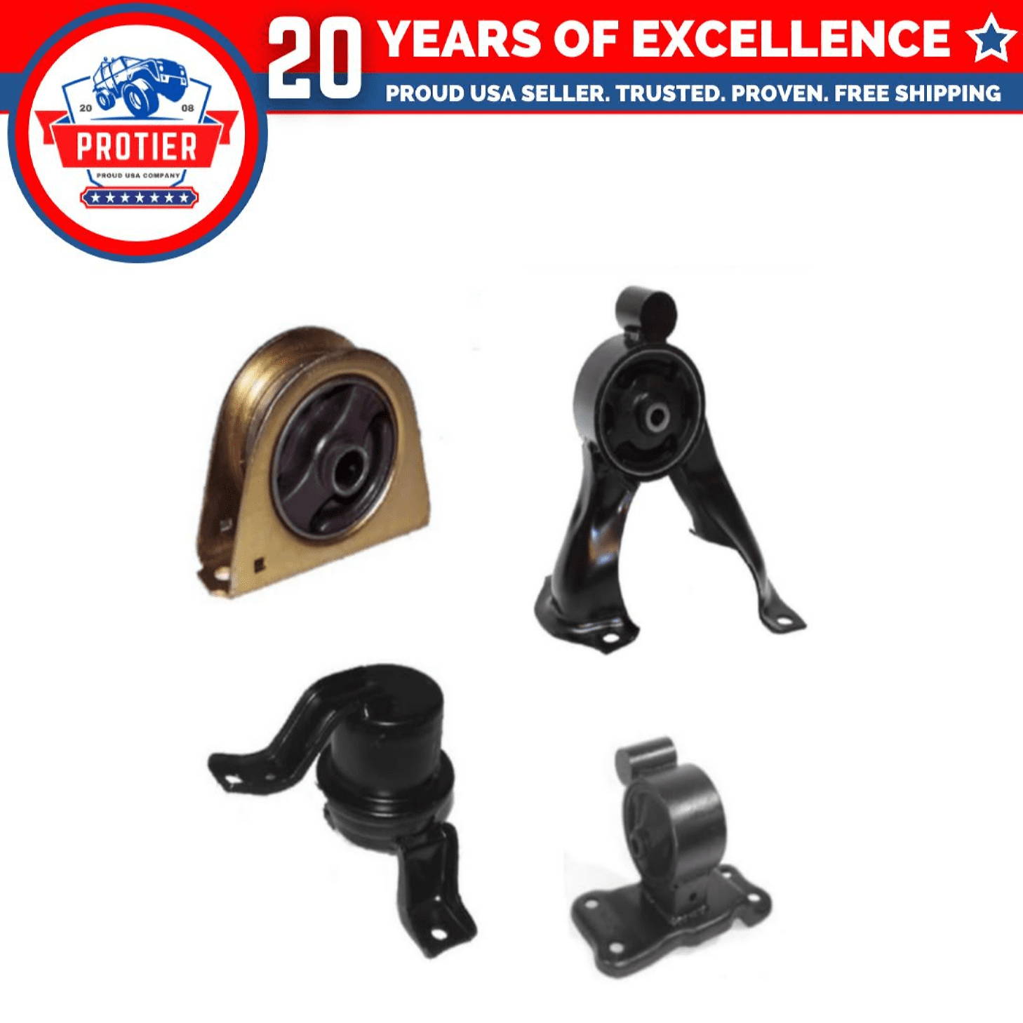 Engine Motor and Trans Mount set for 2002-2006 Mitsubishi Lancer 2.0L ...