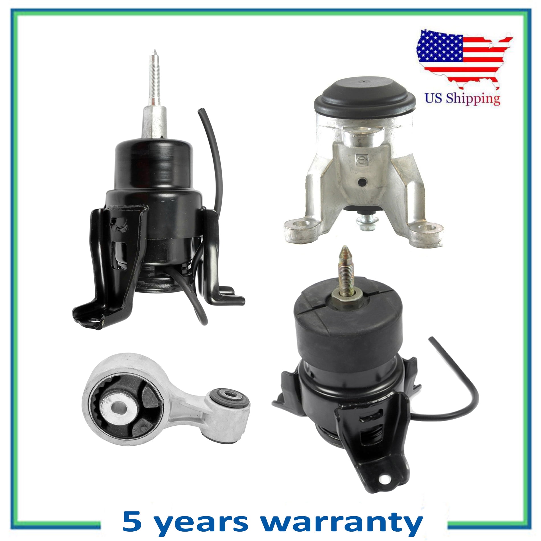 Engine Mount Set Fits select: 2010-2012 NISSAN ALTIMA BASE/S, 2013 ...