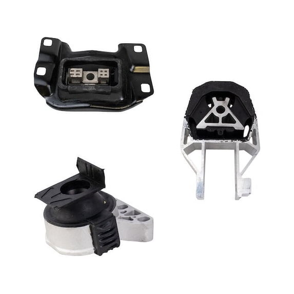 T.RQ Engine Mount and Transmission Mount Kit, 3 Piece, Fits 2013-2018 ...